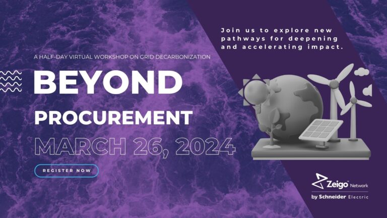Zeigo | Greening the Grid: Beyond Procurement Insights