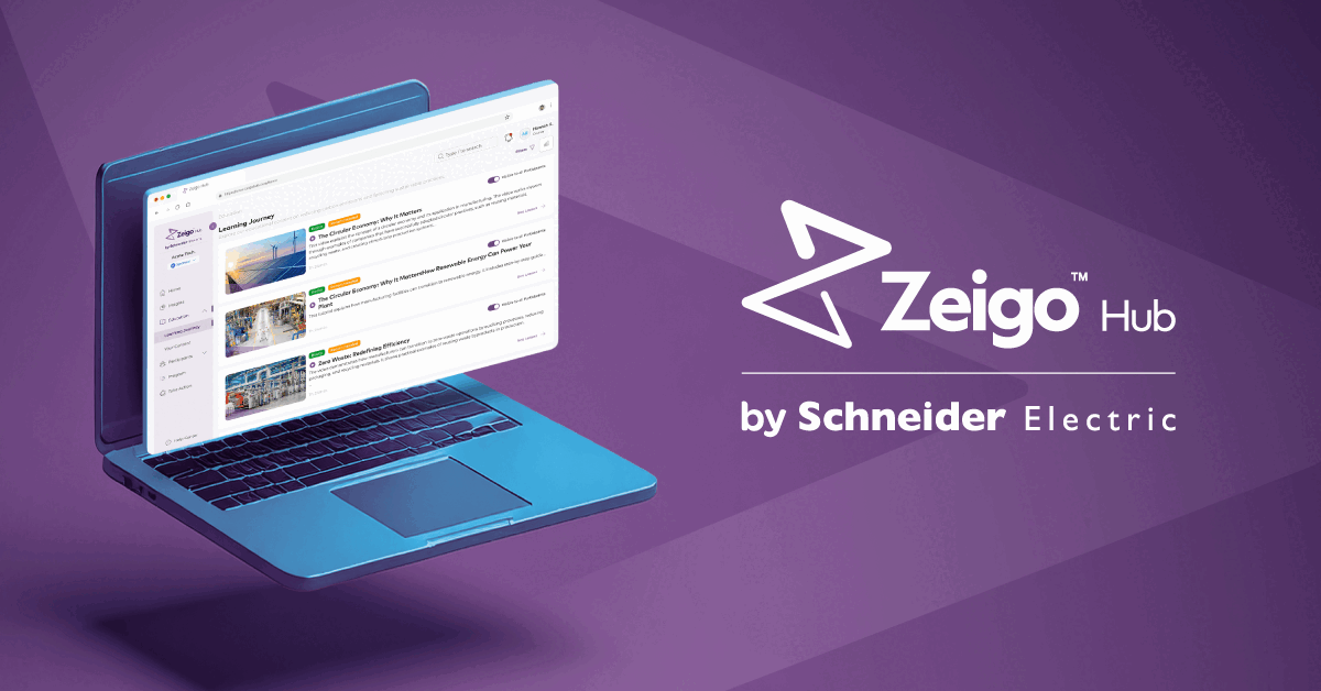 Schneider Electric Launches Zeigo™ Hub